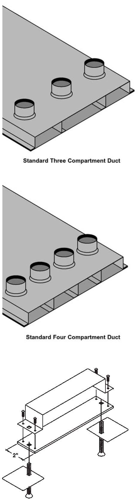 Cat.No. Duct Width Duct Depth