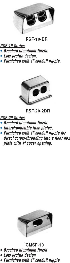 Conventional Underfloor Duct
