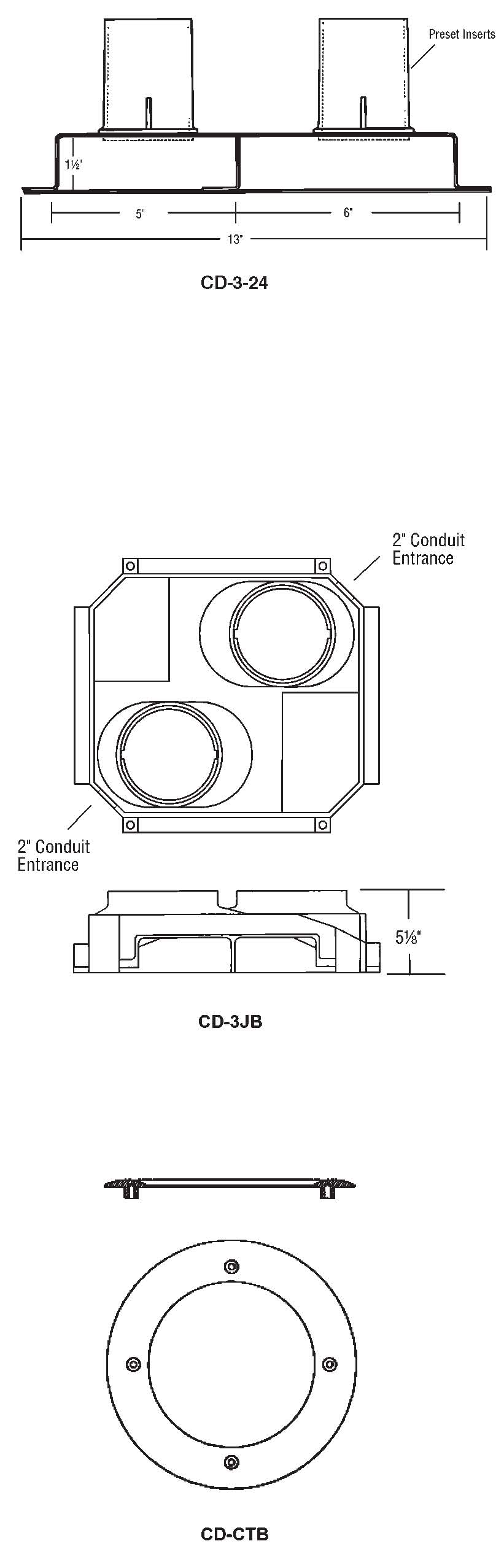 Conventional Underfloor Duct